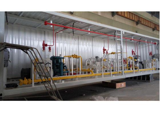 23000L Steel LPG Skid Station With Filling System And Storage Tanker