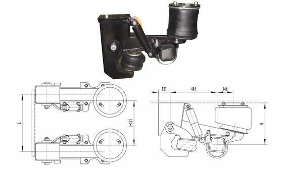 ADR DOT Beam Type Lorry Parts And Accessories Air Spring Suspension