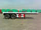 40T Capacity 20ft 2 Disc Axle ISO Container Semi Flatbed Truck Trailer