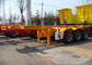 40t Payload 2 Drum Axles 20ft Skeleton Contaienr Semi Trailer
