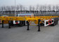 40t Capacity 3drum Alxes 48ft Low Clearance Skeleton Semi Container Truck Trailer