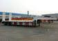 2 Axles 40T Fixed Gooseneck Low Bed Semi Trailer For Construction Machine Load