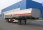 30400L Carbon Steel Tanker Trailer , 2 Axles Diesel Liquid Fuel Tanker Semi Trailer