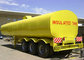 Carbon Steel Insulated Tanker Trailers , Tri Axle Palm Oil Tank Semi Trailer