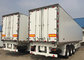 30 Foot 1 Axles Refrigerated Cargo Trailer , Transport Refrigerated Box Trailer