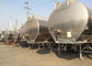 3 Axle Aluminum Tanker Trailer For Methyl Methane , Fuel Tanker Semi Trailer