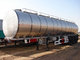 Stainless Steel Insulated Tanker Trailers For Ice Cream Transit 40000L
