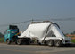 Carbon Steel Dry Bulk Pneumatic Tank Trailers , Bulk Cement Transport Trailer