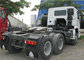 White Heavy Duty Dump Truck 6X4 Sinotruck HOWO Tractor Head Trailer