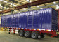 50ft Enclosed Steel Dry Freight Box Trailer Dry Freight Van With Three Axles