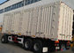 30ft 3 Axles Steel Box Drawbar Full Trailer For Bulk Cargos And Mine Material