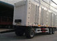 30ft 3 Axles Steel Box Drawbar Full Trailer For Bulk Cargos And Mine Material