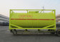 International Carbon Steel 20 Foot Tank Container For Oil Transport Or Storage