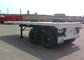 50T Capacity 20ft 2 Drum Axles Heavy Duty Container FlatBed Semi Trailer
