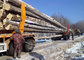 High Strength Steel Log Truck Trailer For Light Logs And Timbers Carrying