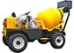 One Axle Yellow Color Special Purpose Trucks 800L Drum 350L Concrete Equipment